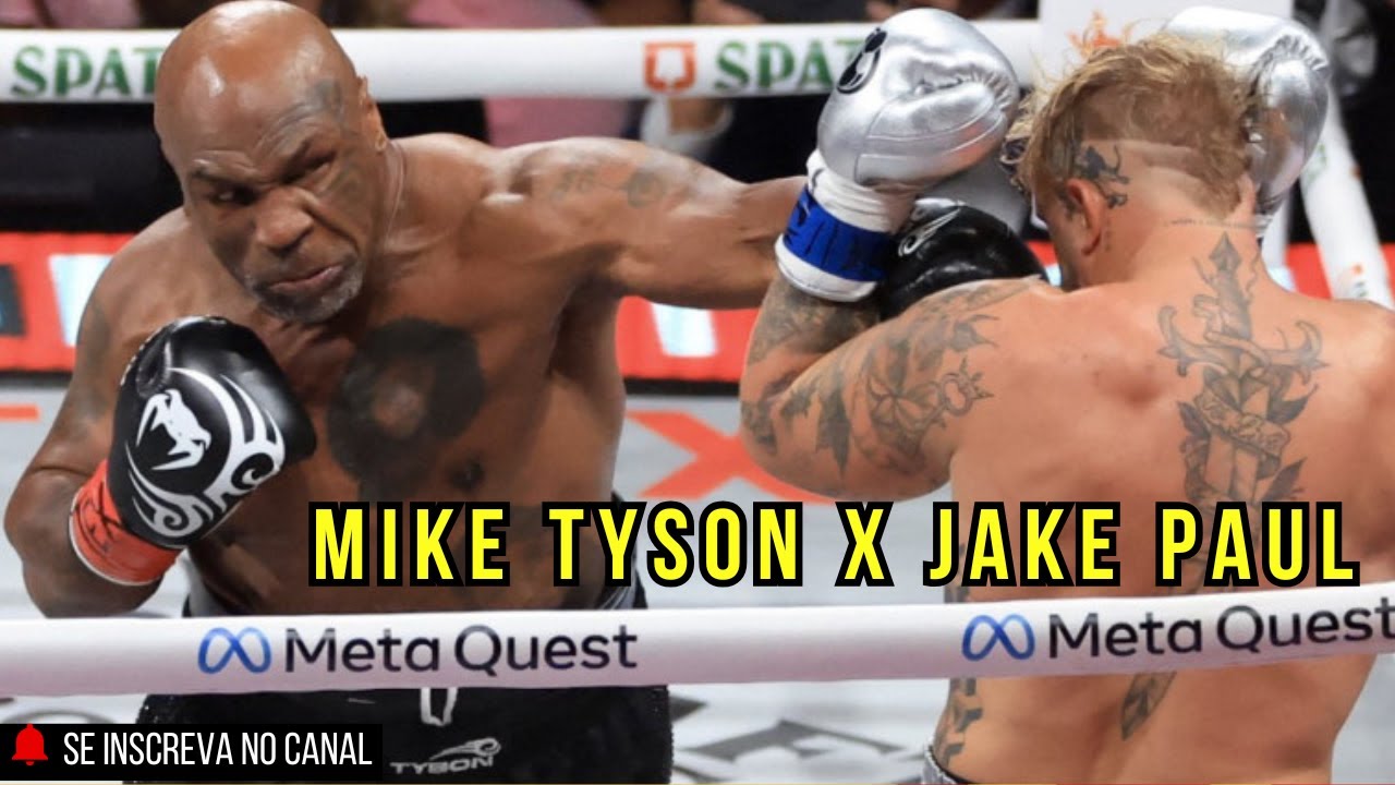 JAKE PAUL FOGE DA LUTA, APROVEITA A ENVERGADURA, VENCE A LENDA MIKE ...