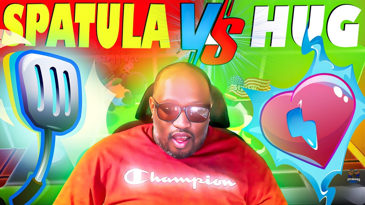 Stumble Guys Spatula Slap Vs Hug Emote what's BETTER? - YouTube