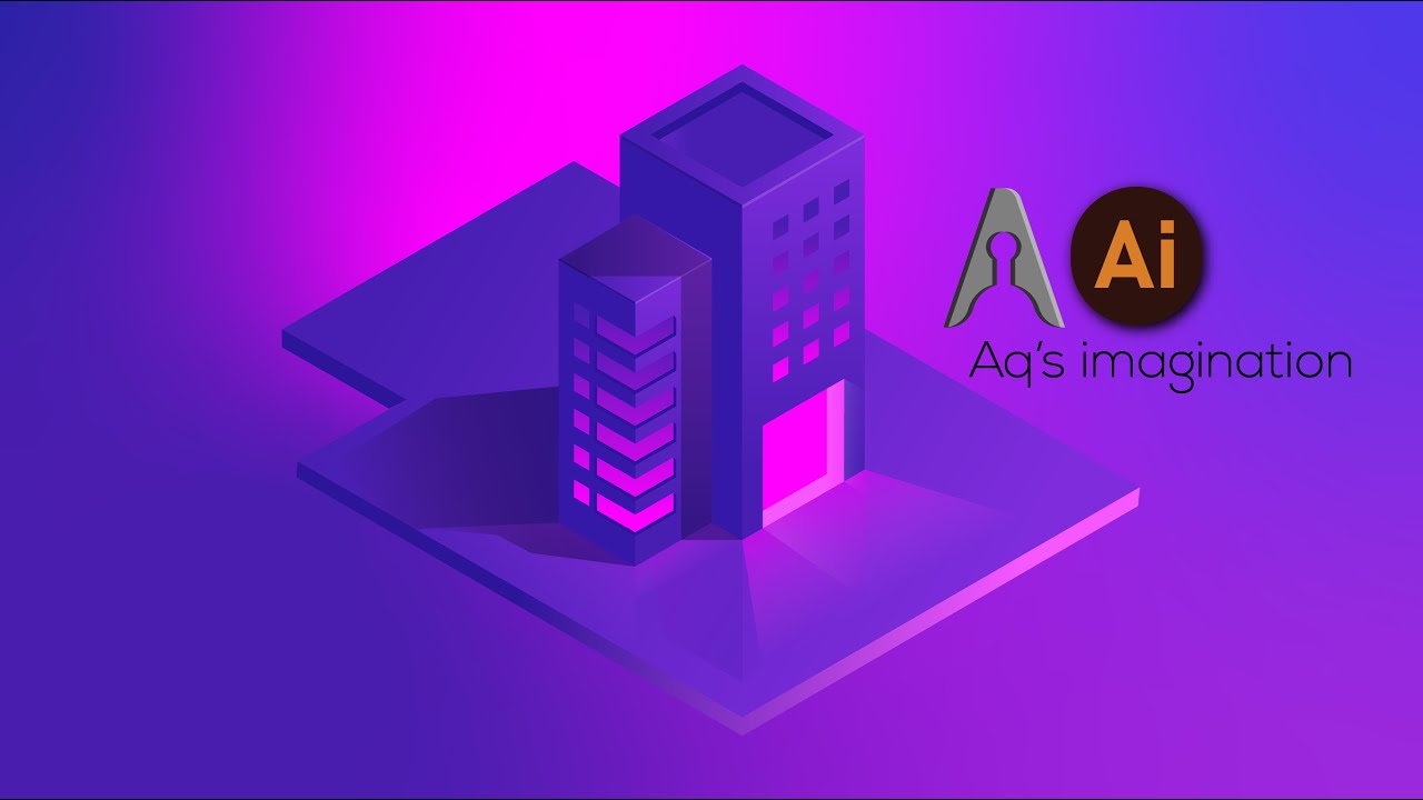 Building isometric Illustration | Creative designs | Adobe Illustrator ...