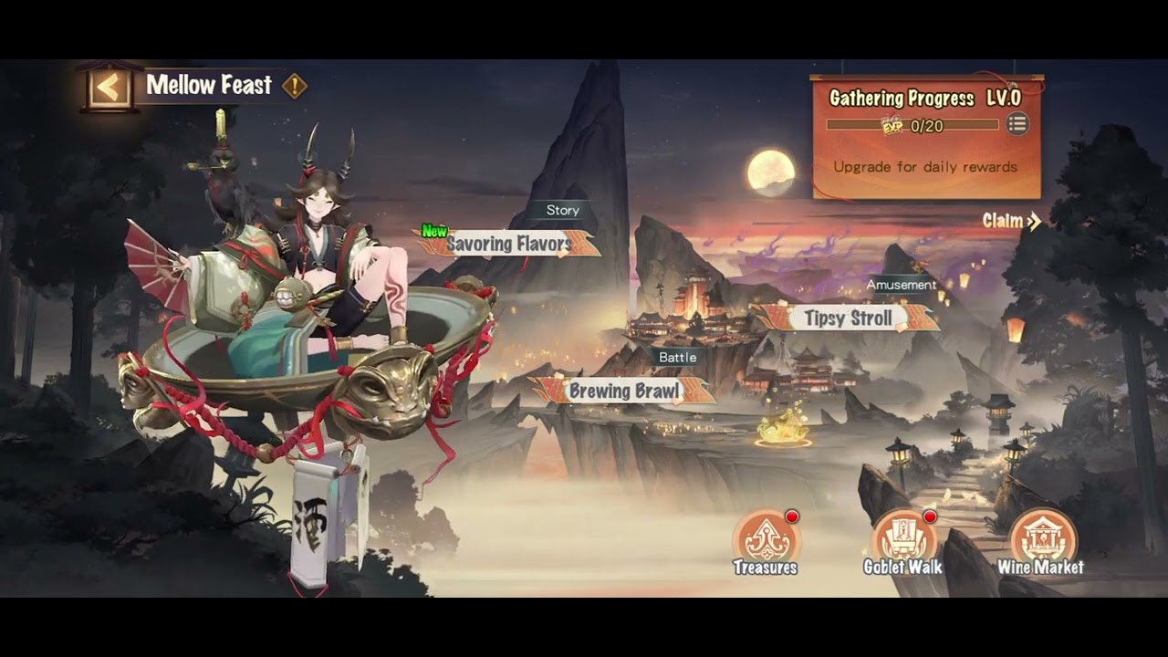 Onmyoji - Mellow Feast(SP Ambrosial Hoshiguma Doji Event Theme) - YouTube