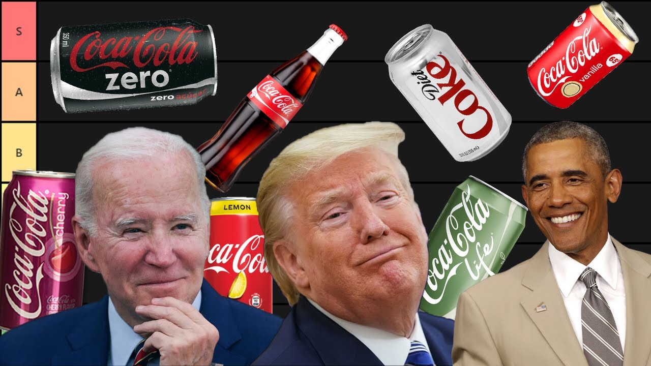 PRESIDENTS MAKE A COCA-COLA TIER LIST - YouTube