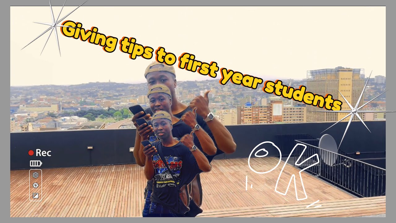 Giving tips to first year students | Sbani Mnguni advice - YouTube