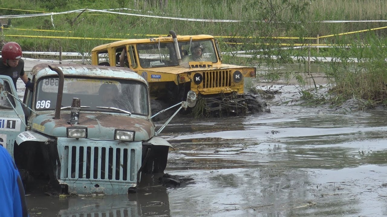 Off-Road Truck Race, Through water | Ridala 2017 - YouTube