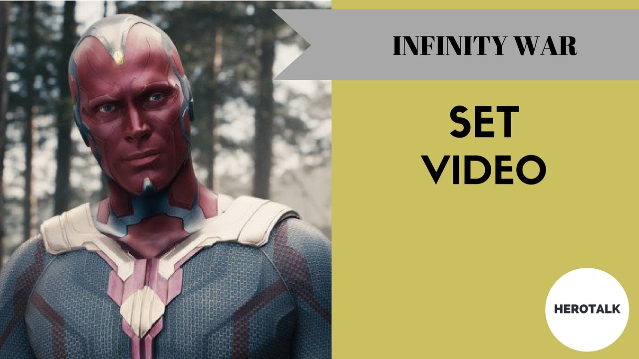 Avengers Infinity War - Set Video shows The Vision in Danger - YouTube