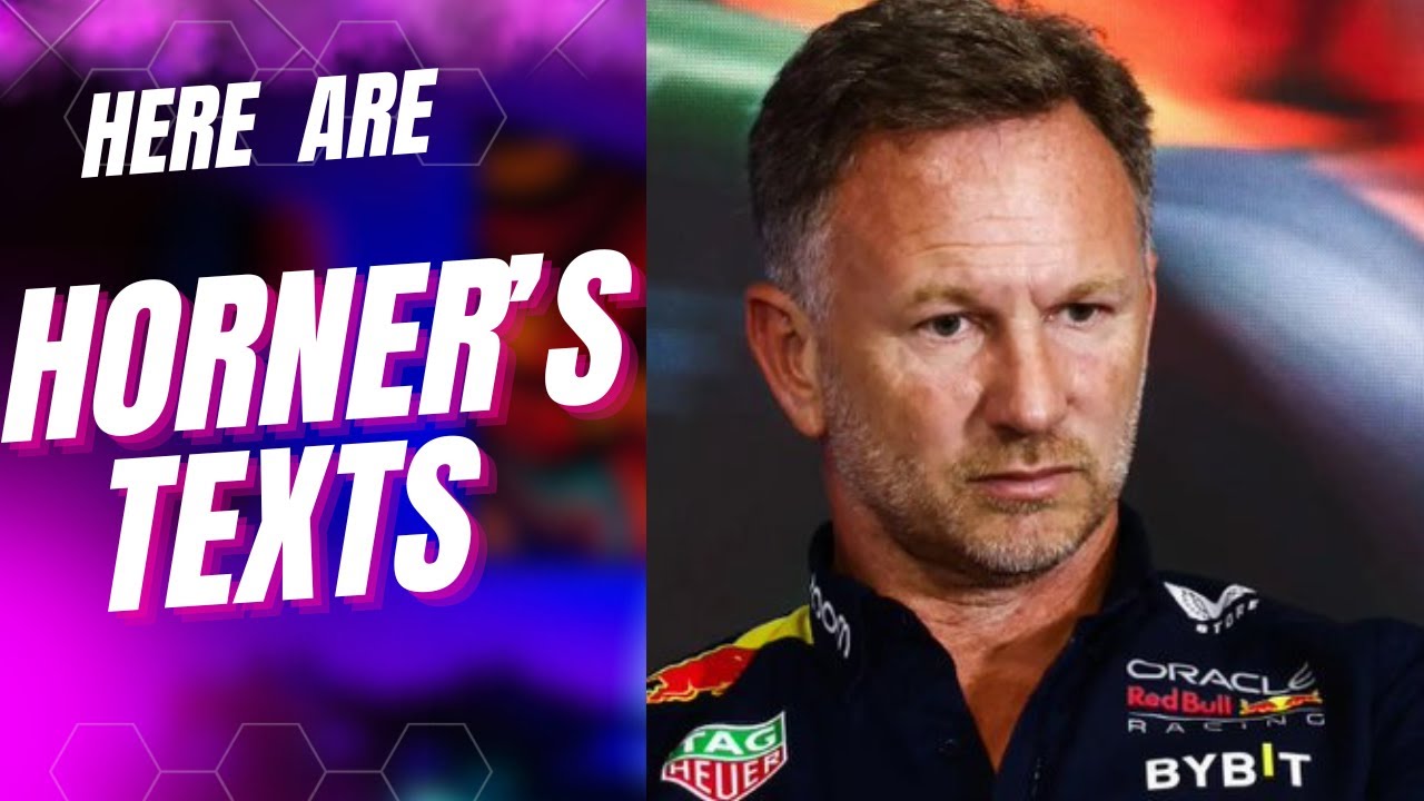 F1 Christian Horner's LEAKED WHATSAPP TEXTS to female employee - YouTube