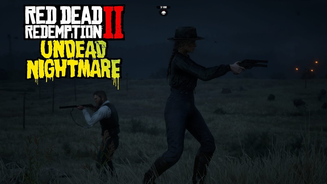RDR2 Undead Nightmare Mod/Mini Game - Sadie Adler - Arthur Morgan - YouTube