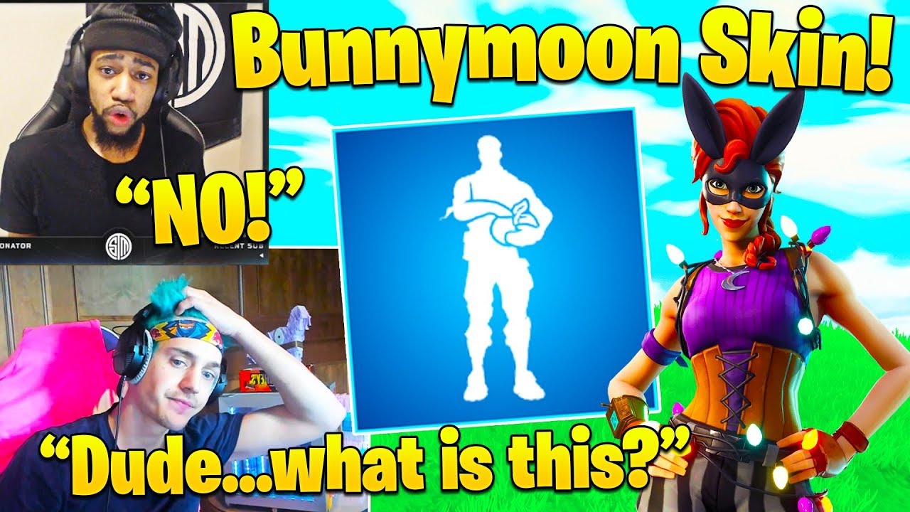 Streamers React to NEW Bunnymoon Skin and Treat Yourself Emote ...