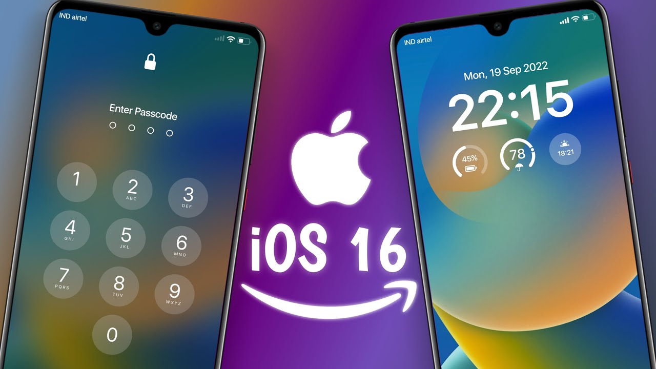 How To Apply iOS 16 Lock Screen In Any Android Devices? - YouTube
