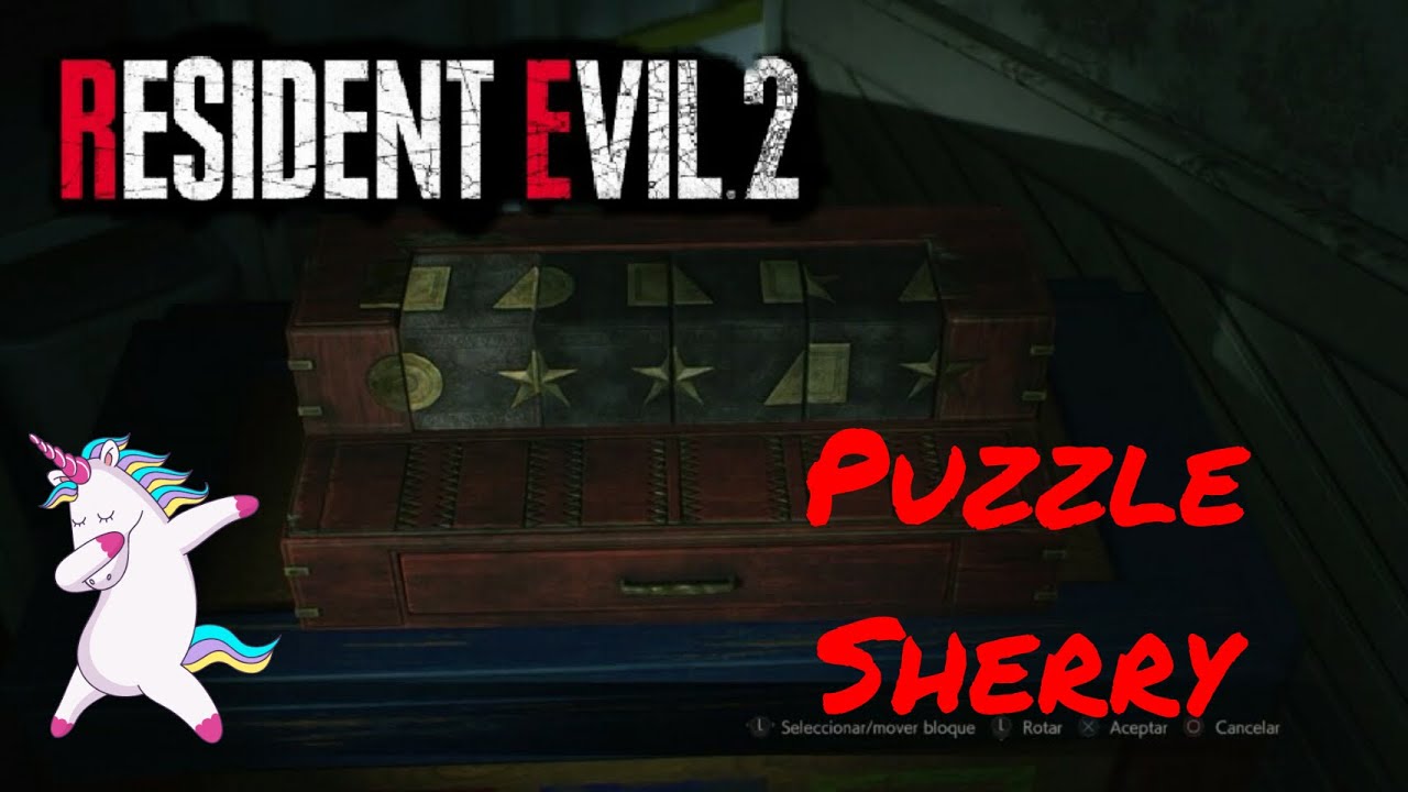 Resident evil 2 / Puzzle Cubos Sherry - YouTube