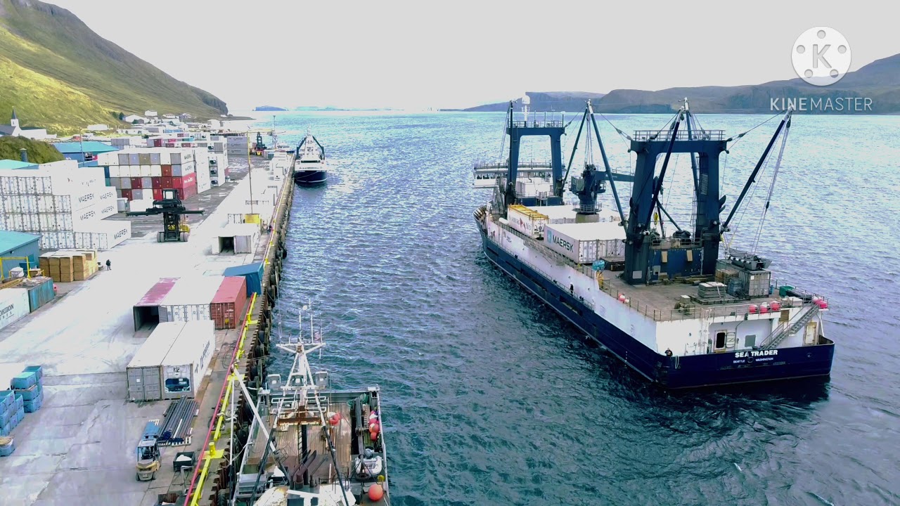 M/V SEA TRADER | Akutan Alaska | Manual Orbit | Arriving from Dutch ...