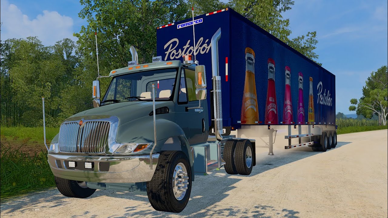 La mejor International Prostar 4300 en Carreteras Colombianas en ATS 1. ...