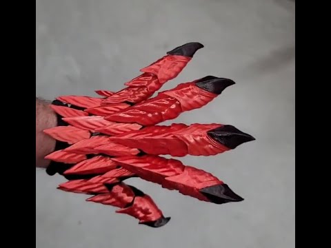 EPIC COSPLAY DRAGON GAUNTLETS - YouTube