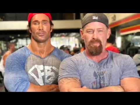 Mike O'Hearn and Actor Max Martini throwing down a Epic tricep workout ...