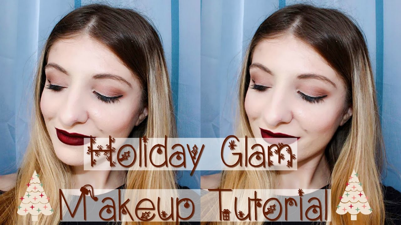 Holiday Glam Makeup Tutorial 2016 - YouTube