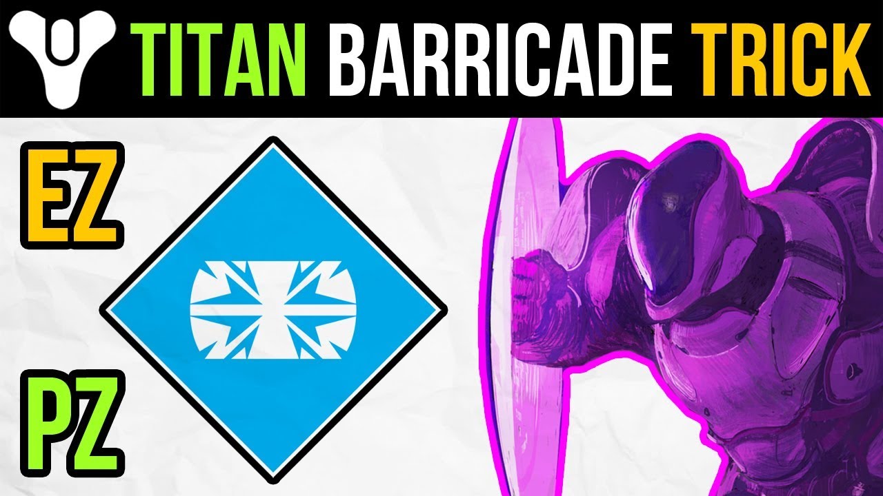 Increase the Effectiveness of the Titan Barricade - Destiny 2 - YouTube