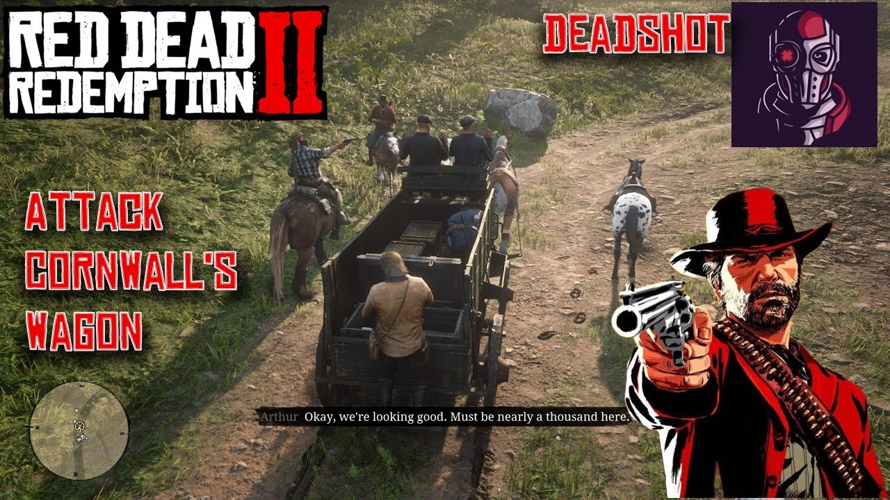 Attack Cornwall's wagon and stole the money | RDR2 - YouTube
