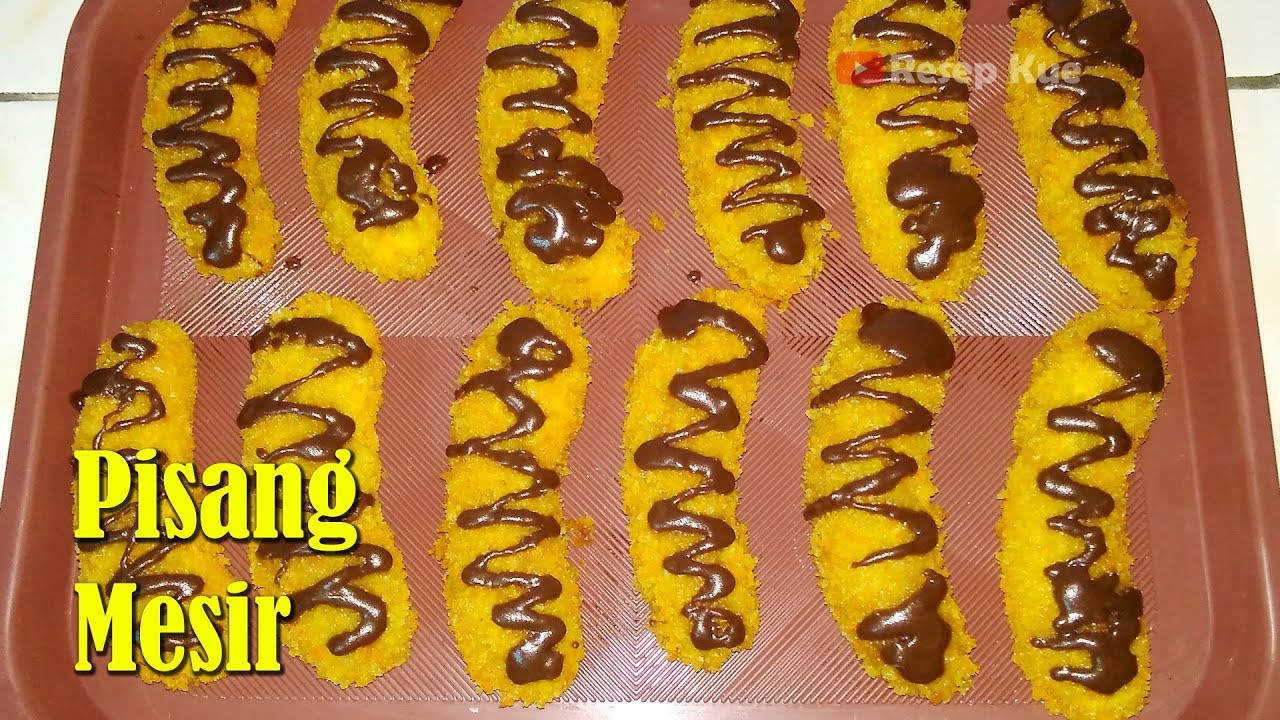 Resep Pisang Mesir Coklat - Cara Membuat Pisang Mesir - YouTube