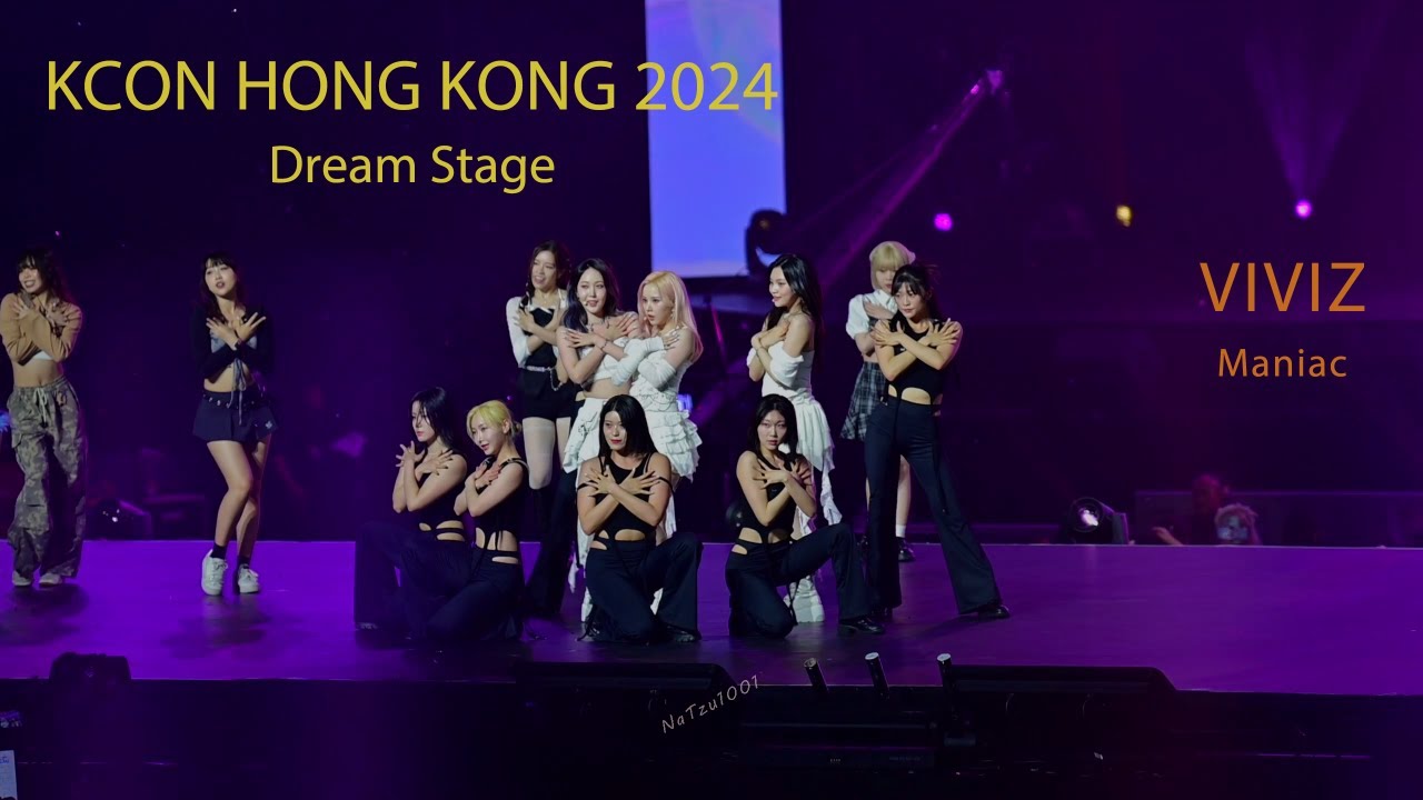 [VIVIZ] KCON HK 2024 - Maniac | Dream Stage Day 2 - YouTube
