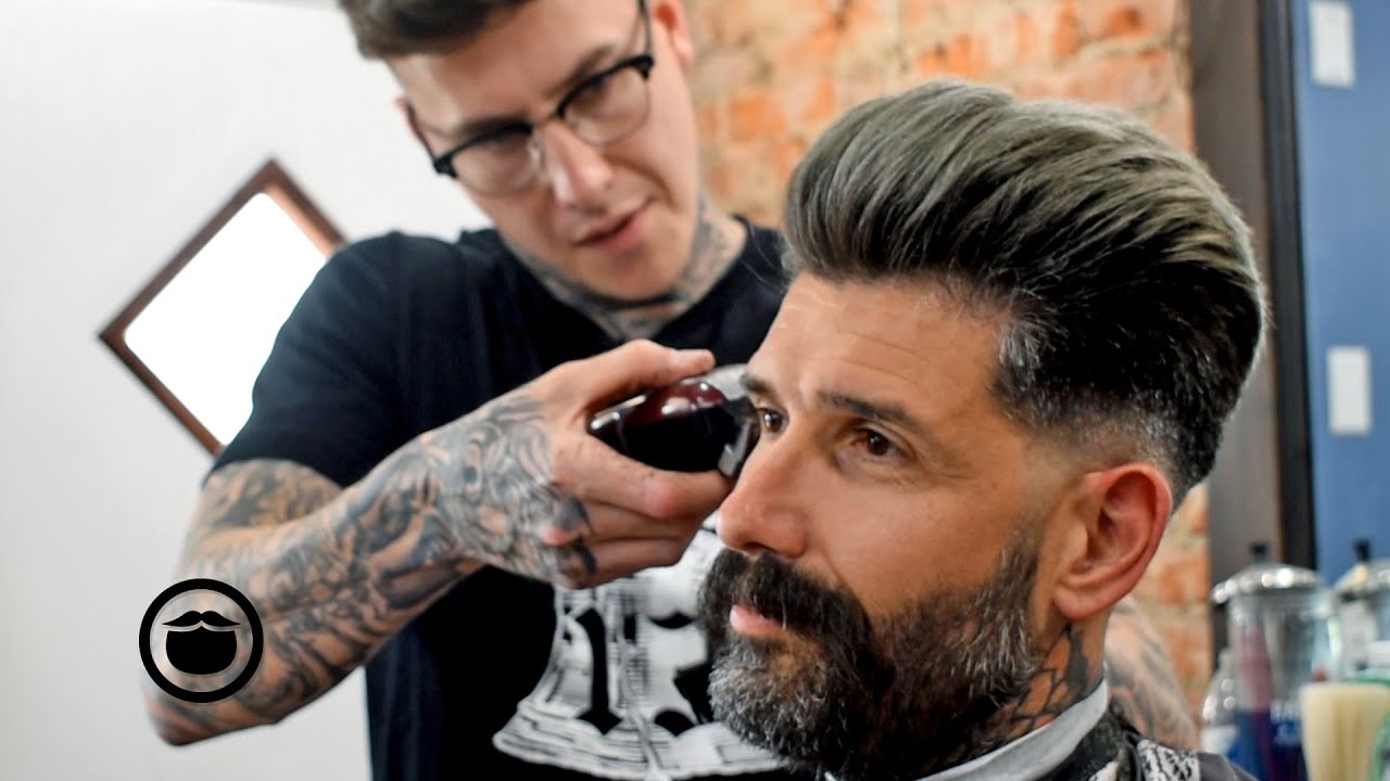 Drop Fade Haircut with Carlos Costa and Jake the Barber - YouTube