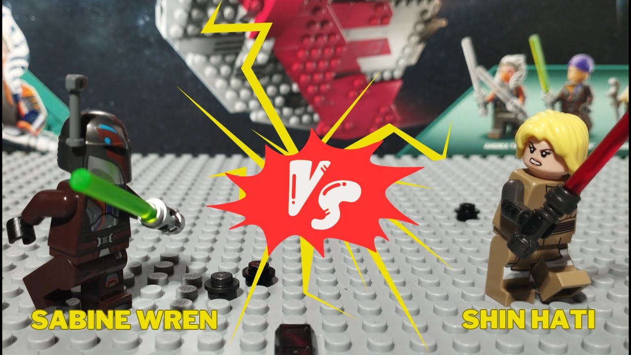 Lego Sabine Wren Vs Shin Hati (HD) | Lego Ashoka Stop Motion Part 1 ...