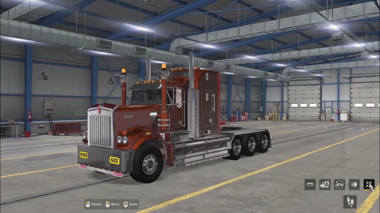 ATS SWR Customs Kenworth C509 Mod Showcase - YouTube