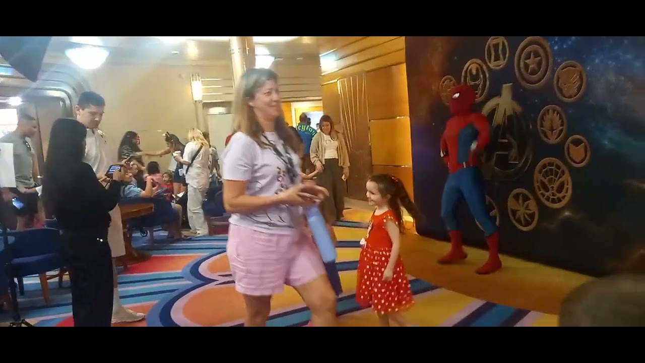 Me sharing hugs with Spider-Man on the Disney Wonder/Cruise in Sydney ...