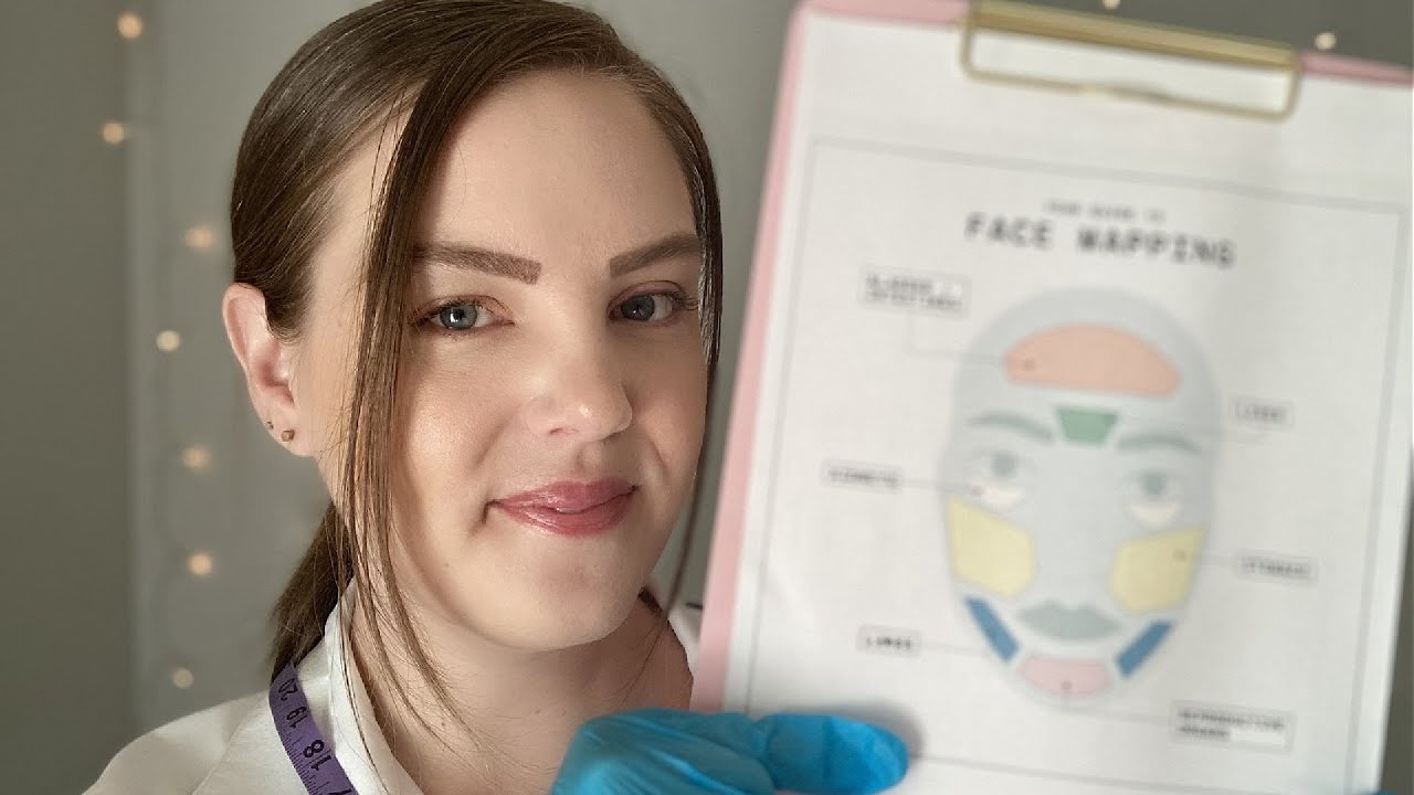 ASMR Face Mapping & Measuring | Personal Attention Roleplay | Whispered ...