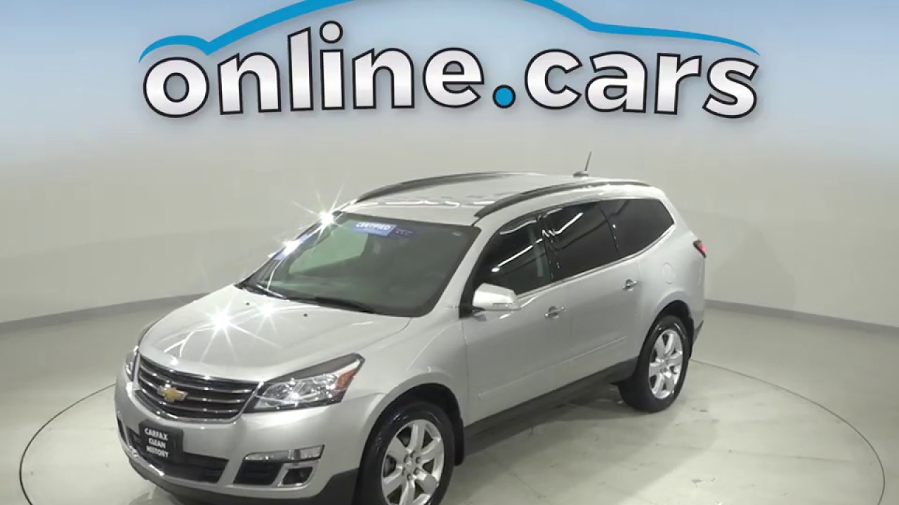 A18171TA Used 2017 Chevrolet Traverse LT FWD 4D Sport Utility Silver ...
