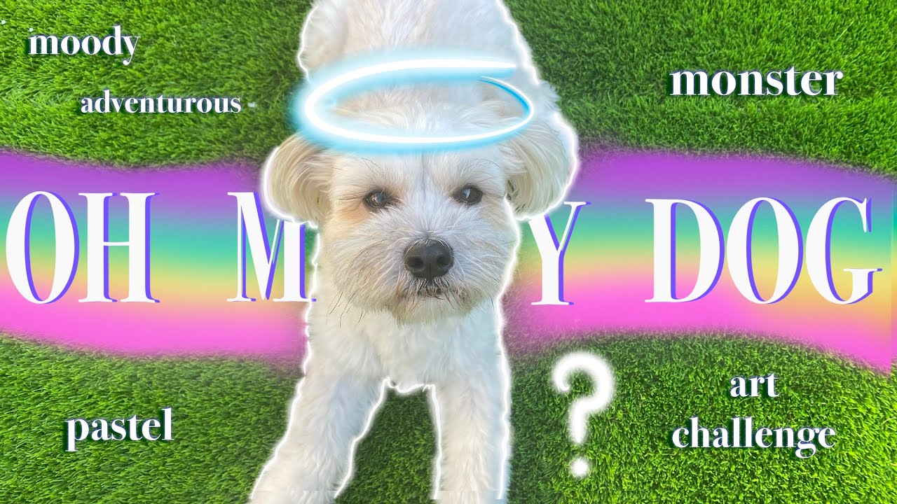 MY DOG CHOOSES WHAT I DRAW!? 😱 || Designing a new OC together in my ...