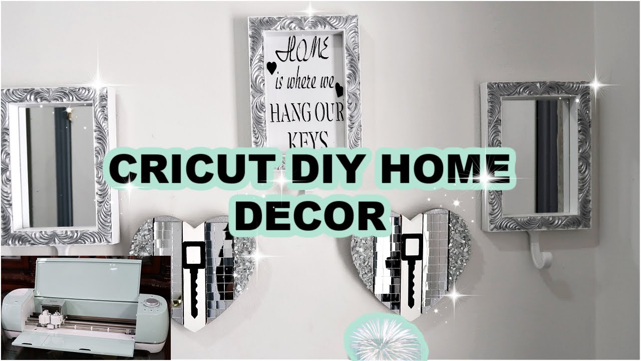 DIY *NEW* HIGH END AND EASY HOME DECOR | Easy Cricut DIY Project To ...