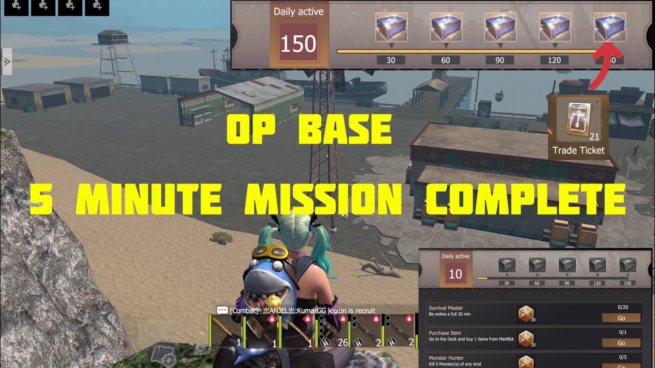 operational base fast mission complete || last island of survival #lios ...