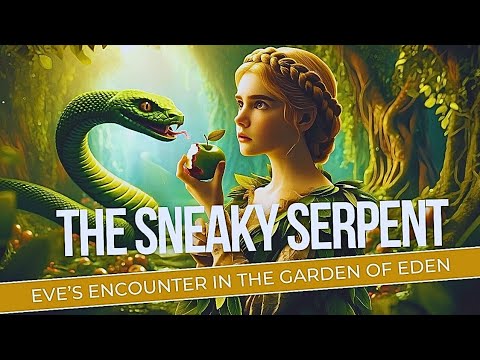 THE SNEAKY SNAKE: EVE'S ENCOUNTER IN THE GARDEN OF EDEN #biblestories # ...
