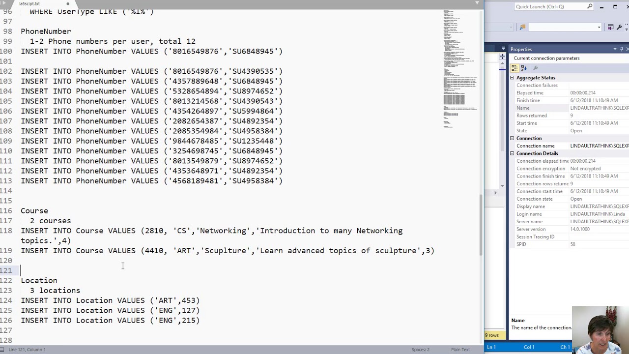 Database Manipulation, Part 5 - YouTube