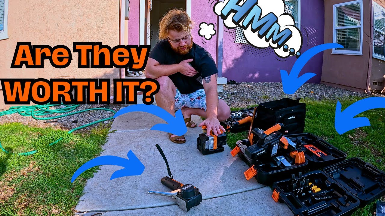 Battery Powered HVAC Tools!? Yes Please!! (NAVAC Benders, Flare, Swage ...