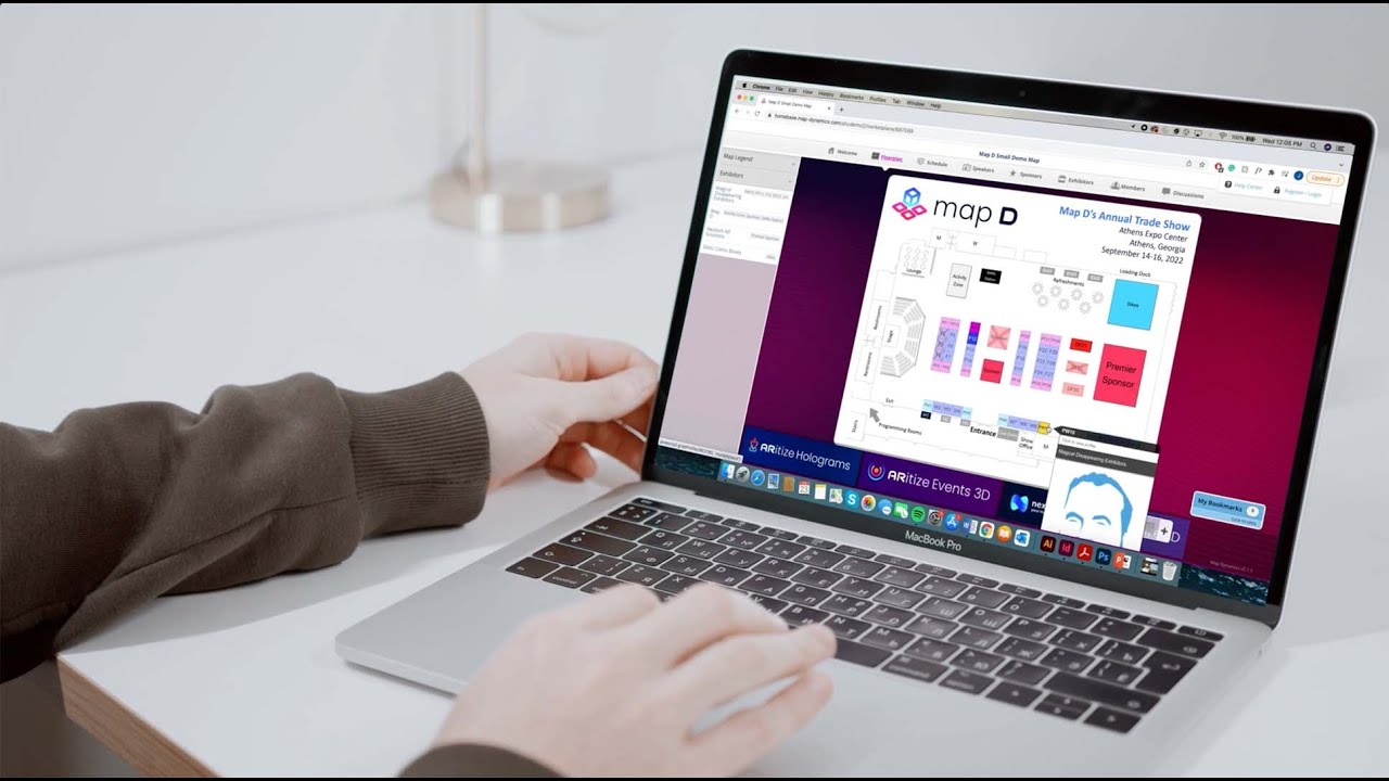This is Your Trade Show Floor Plan on Map D - YouTube