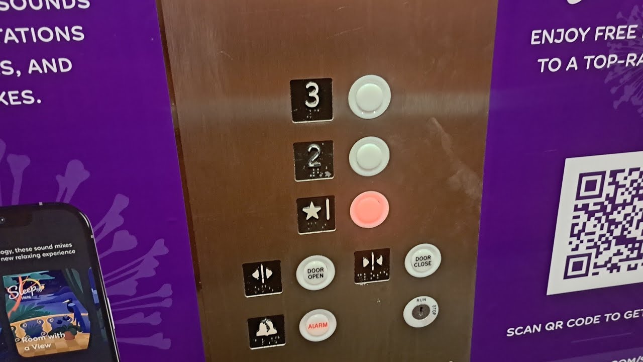 Delaware Hydraulic Elevator @ Sleep Inn & Suites, Dover, DE - YouTube