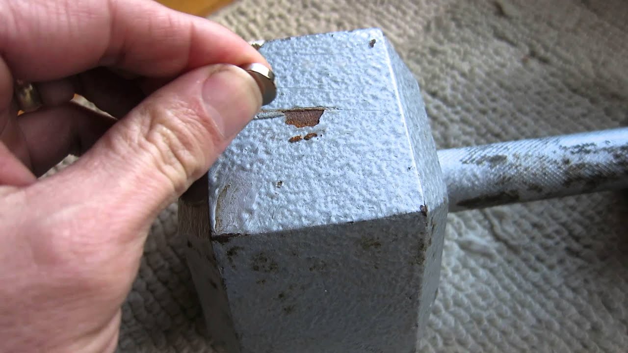 Paint backed with rust is magnetic - YouTube