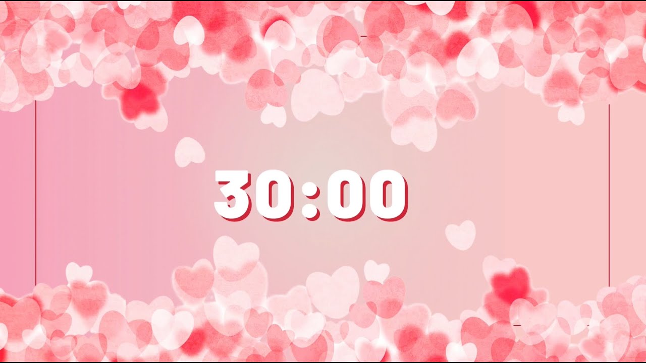 30-Minute Valentine’s Day Timer | Countdown to Love🎹 ️ - YouTube