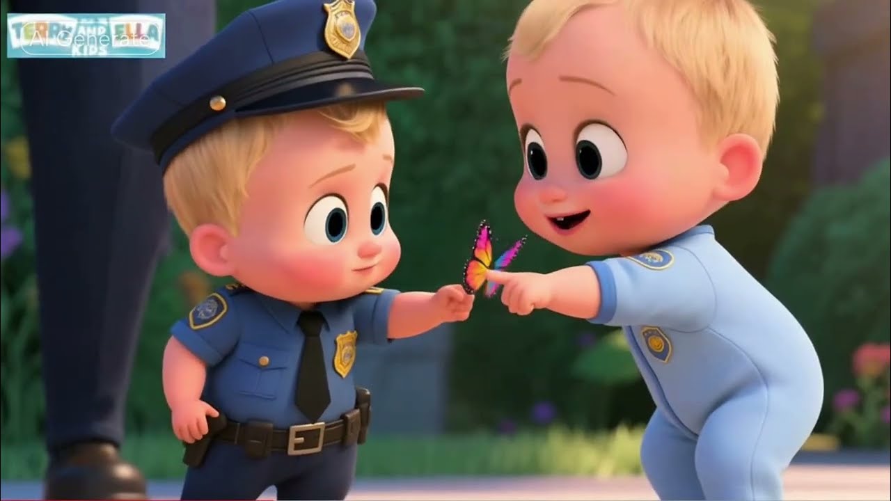 Police 🚨Chase Thief Song 👮‍♂️ - Police Rescue Baby | Nursery Rhymes For ...