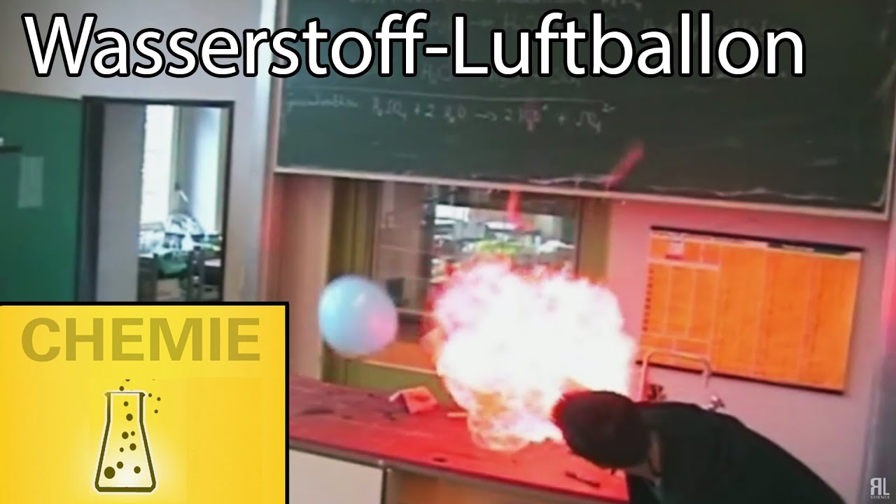 Wasserstoff-Explosion geht schief - Hydrogen ballon explosion gone bad - YouTube
