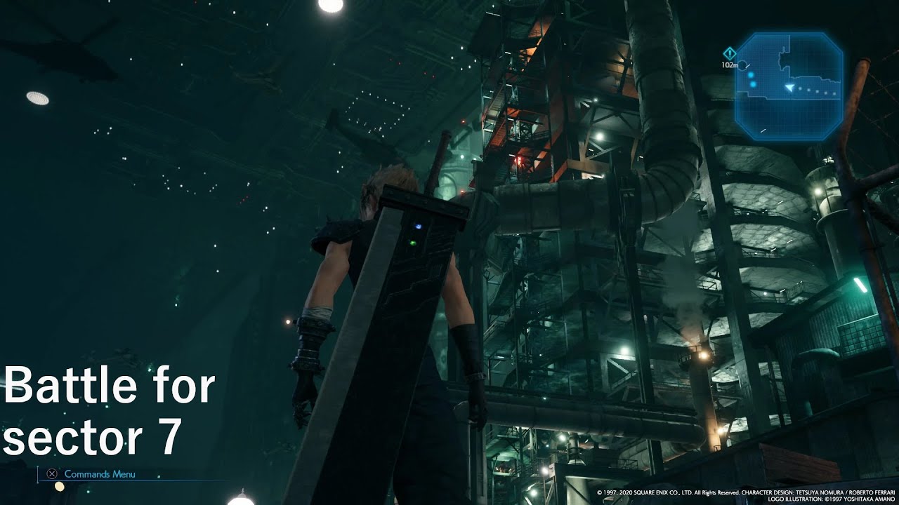 Final Fantasy VII - Remake - Battle for Sector 7 - YouTube