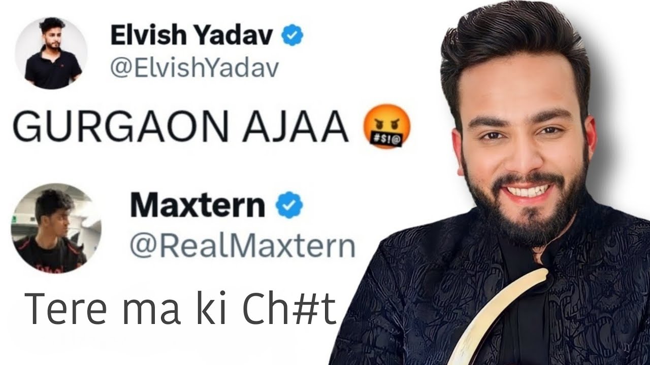 ELVISH YADAV VS MAXTERN ROAST VIDEO || - YouTube