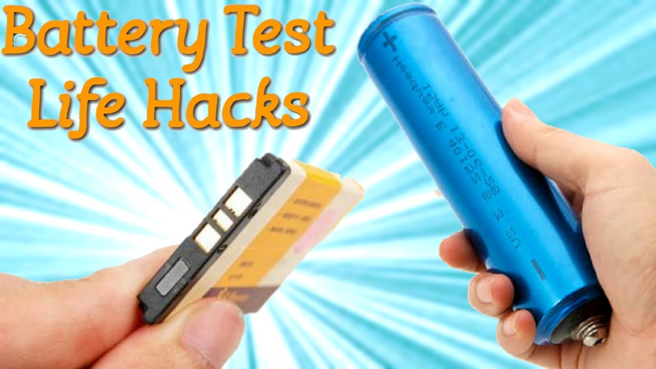 5 Unusual Battery Tricks & Test | Smartphone Life Hacks | KesPra - YouTube