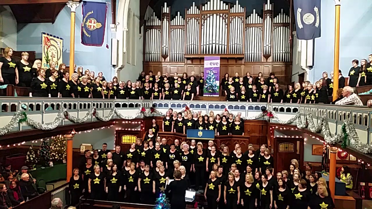 Northampton Rock Choir Christmas 2017 You're the Voice - YouTube