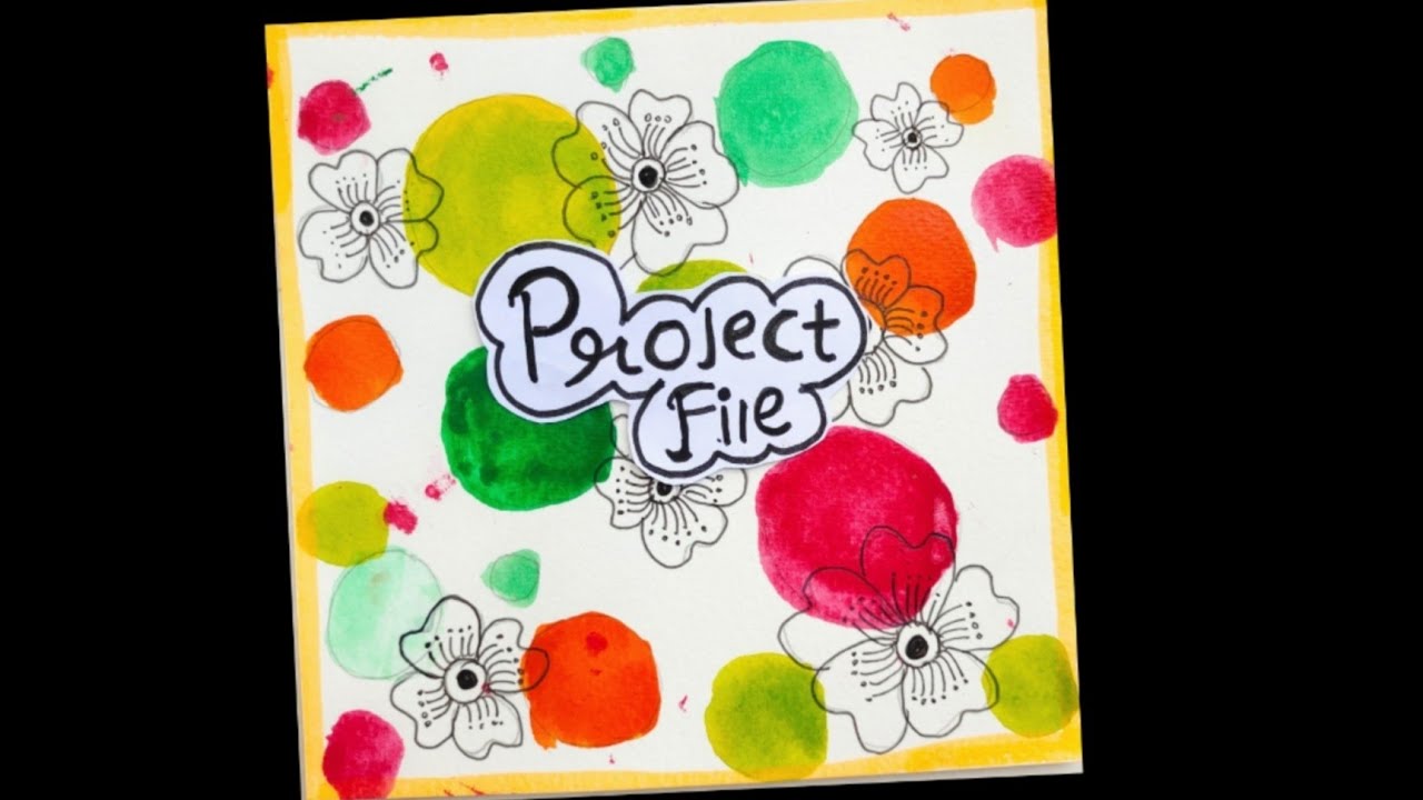 Project file cover decorations | File decorations / Practical file ...