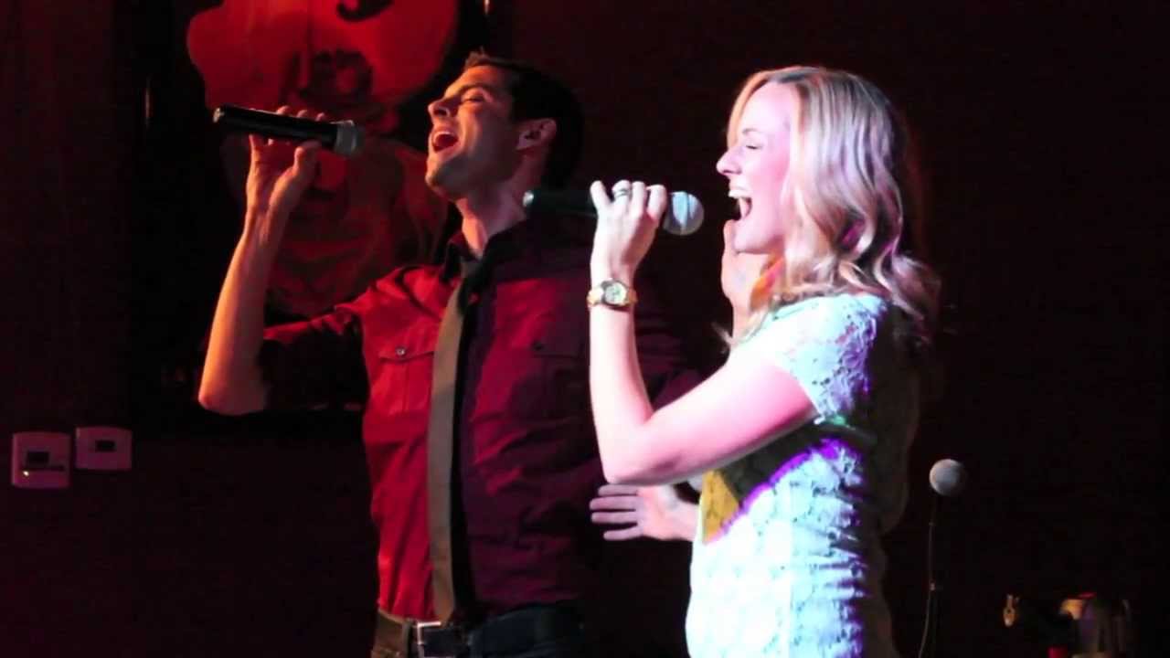 Drew Tablak and Stephanie Renee Wall perform "Who Will Love Me As I Am ...