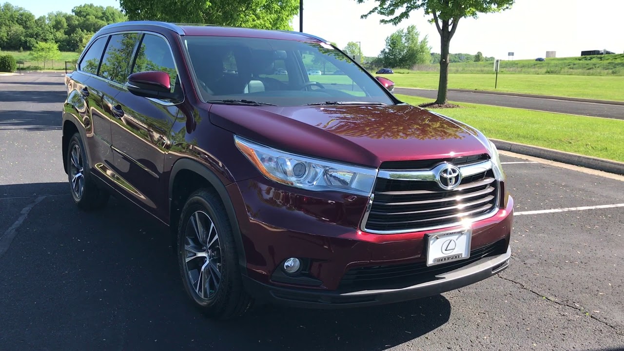 2016 Toyota Highlander XLE - YouTube