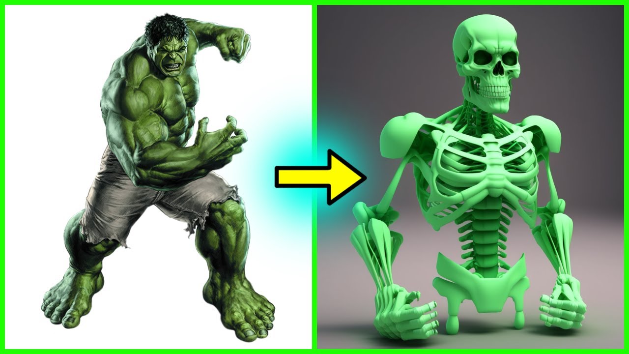 AVENGERS but SKELETONS-VENGERS 💥 All Characters - YouTube