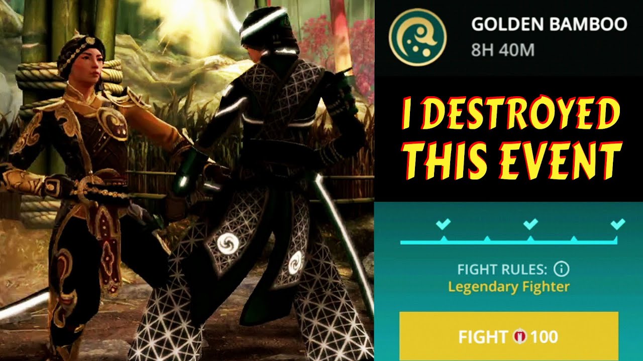 Shadow Fight 3. I ABSOLUTELY DESTROYED Golden Bamboo Event. Divine ...
