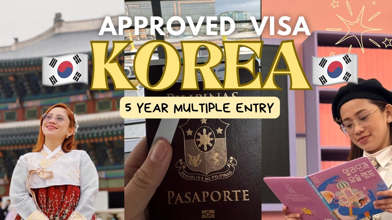 KOREAN VISA 🇰🇷 5 YEAR MULTIPLE ENTRY APPROVED + SHARING SOME TIPS ...